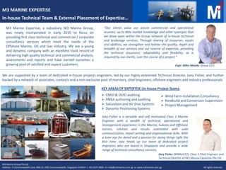 M3 Marine Group Capability Statement 2012 | PDF