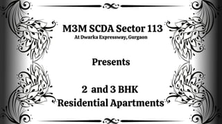 M3M SCDA Sector 113 At Dwarka Expressway, Gurgaon-E-Brochure.pdf