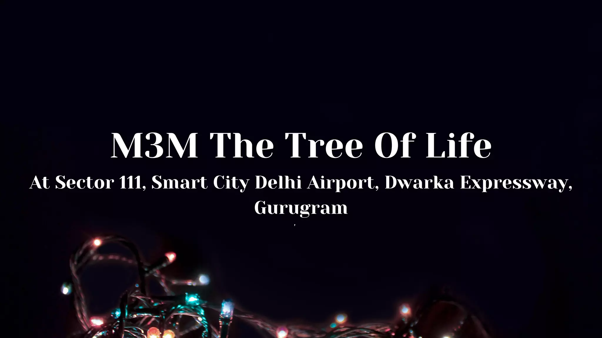 M3M The Tree Of Life At Sector 111 Gurugram - Brochure | PDF