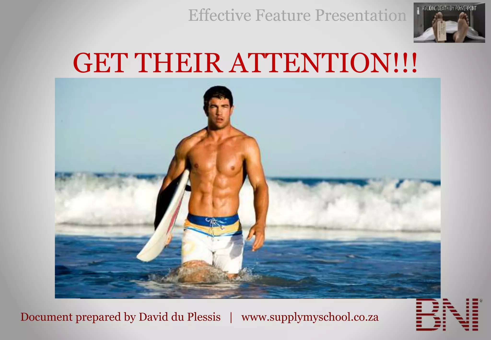 BNI Feature Presentation (10 minute presentation) | PPTX