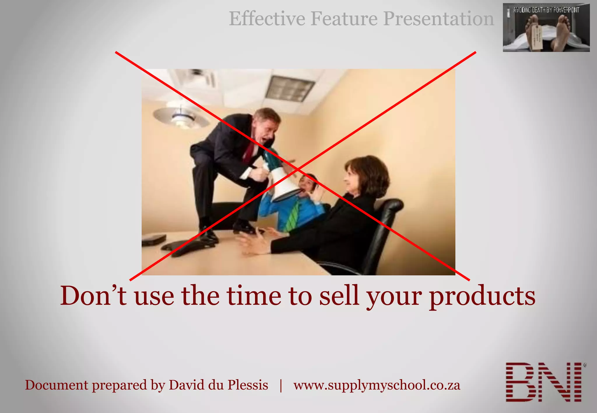 BNI Feature Presentation (10 minute presentation) | PPTX