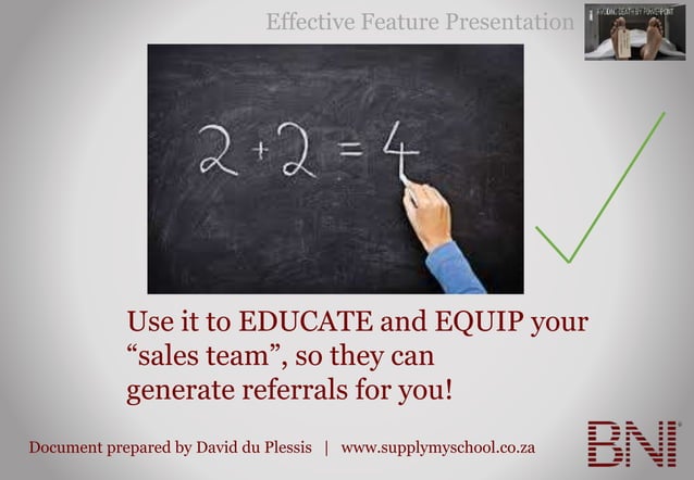 BNI Feature Presentation (10 minute presentation) | PPTX