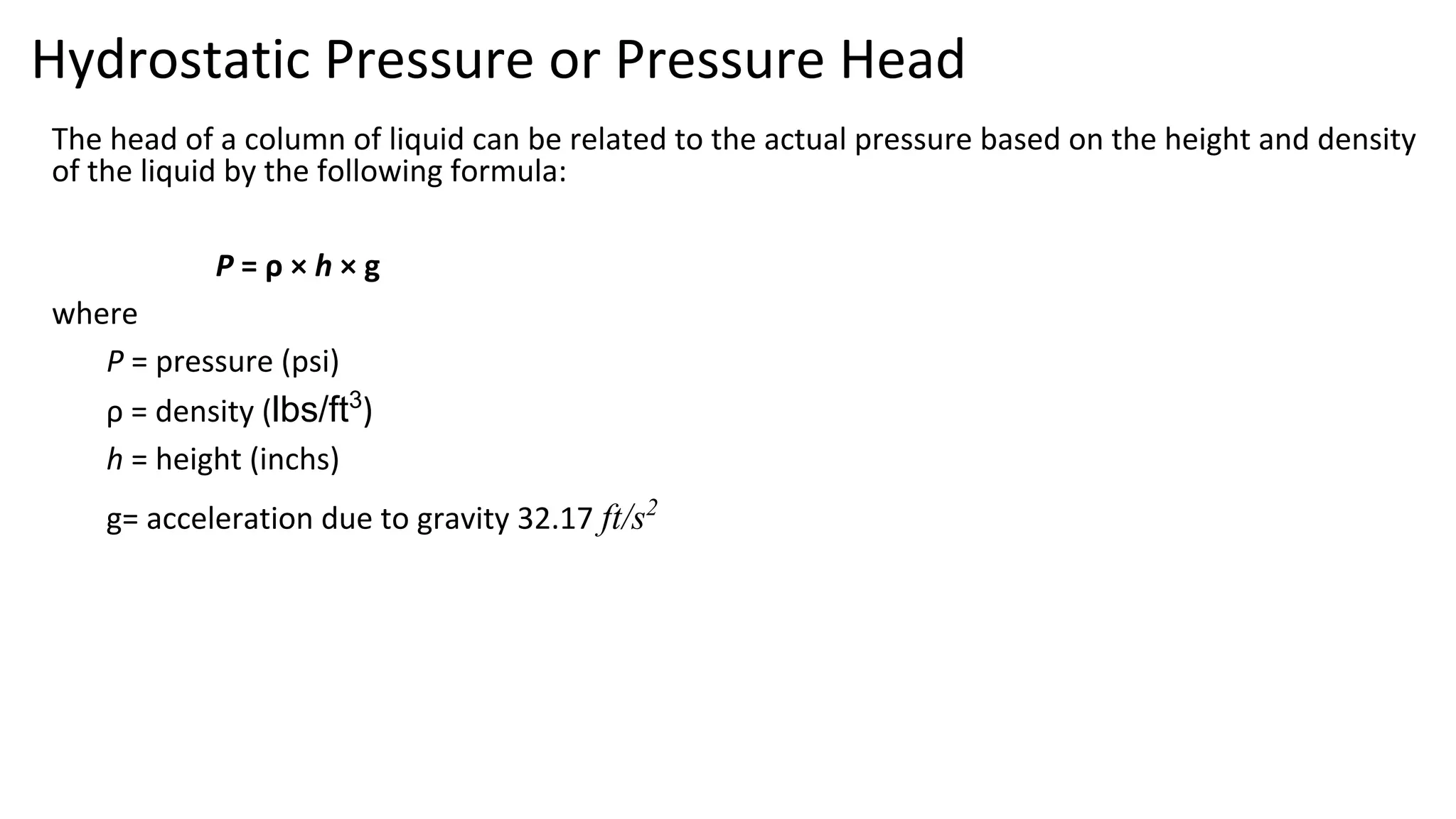 PRESSURE Measurement | PDF