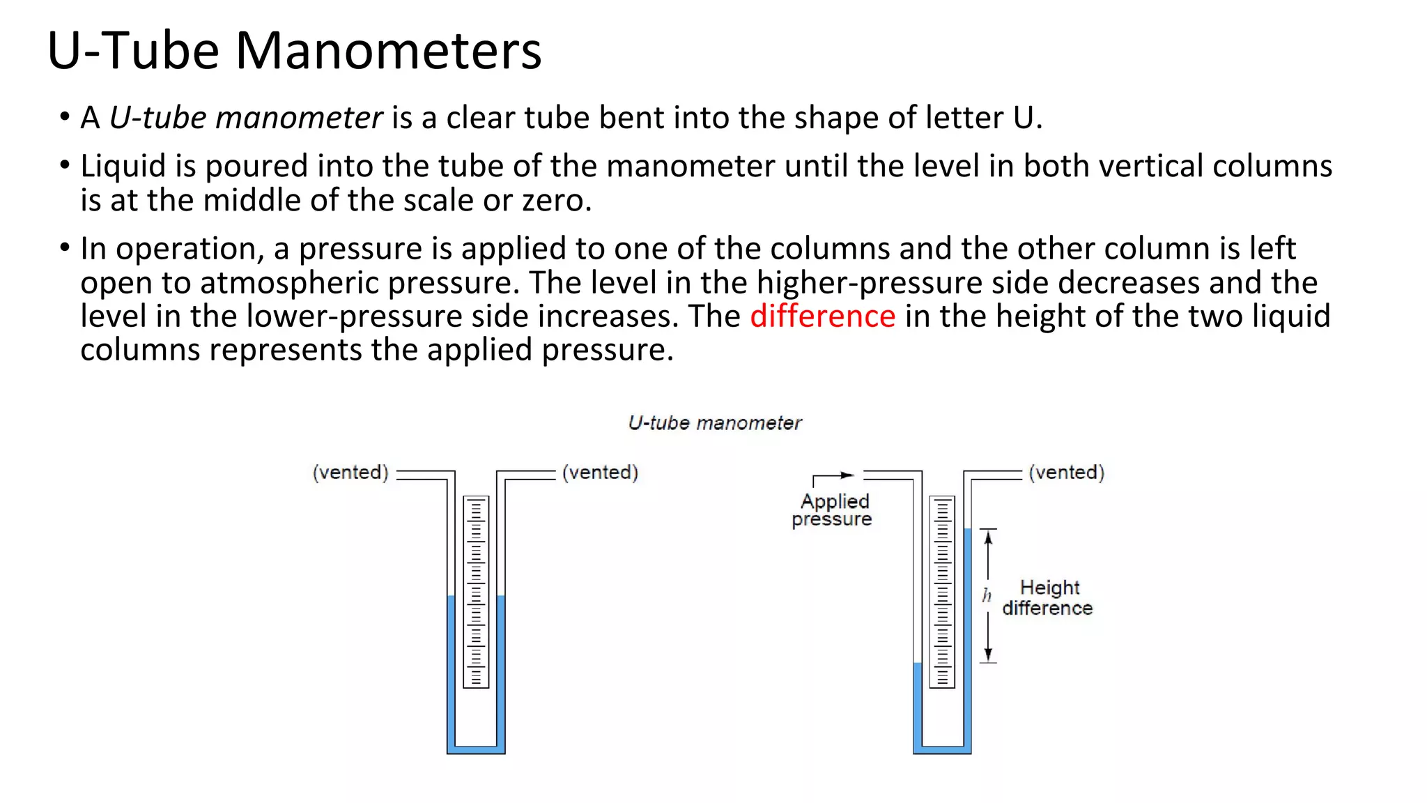 PRESSURE Measurement | PDF