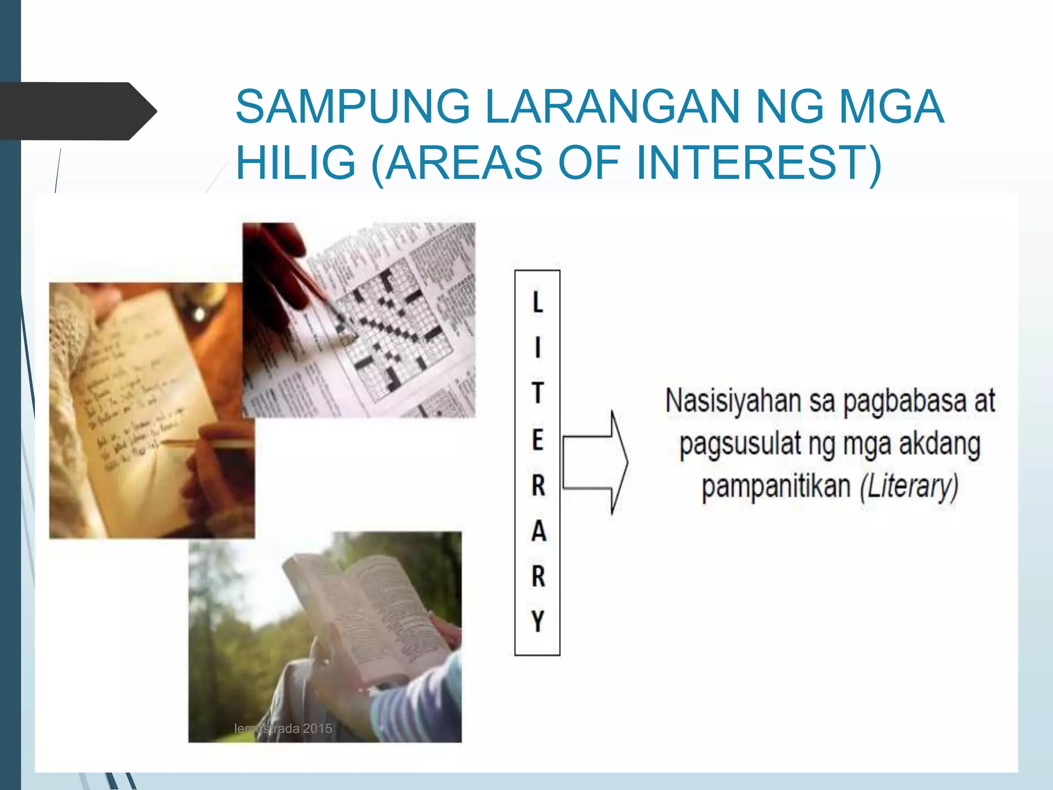 EsP 7 M3 pagpapaunlad ng mga hilig | PPTX