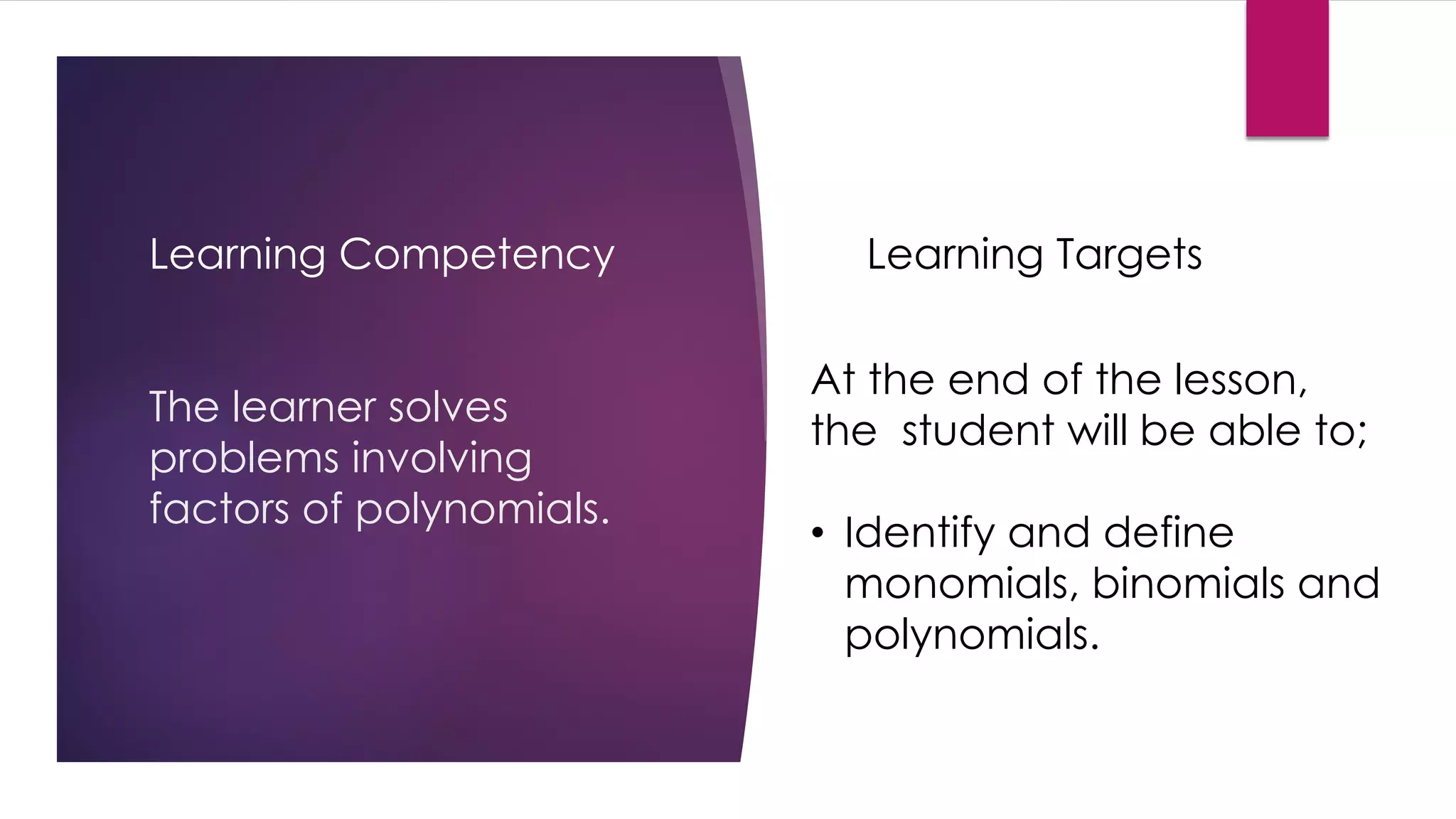 M3_Performance Standard, Competency and Learning Targets.pdf