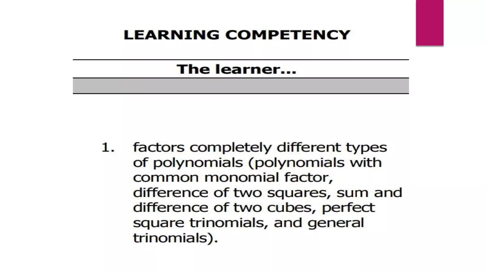 M3_Performance Standard, Competency and Learning Targets.pdf