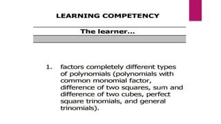 M3_Performance Standard, Competency and Learning Targets.pdf