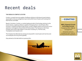 M3 Acquisition Presentation | PPT