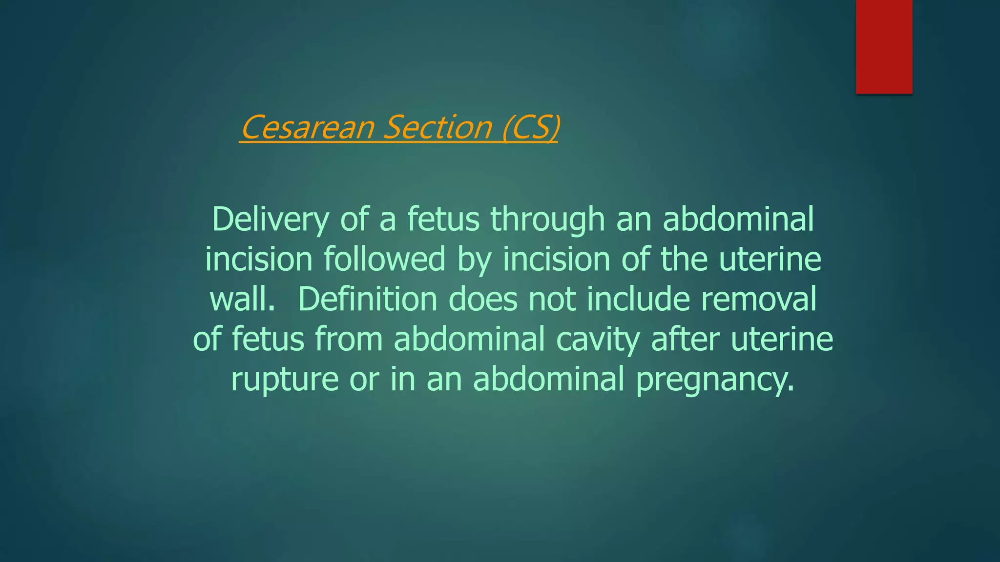 _M3S1 Doc Duncan ( MT - Cesarean Section ) Lect 4 @part 2 Oct 21.pptx