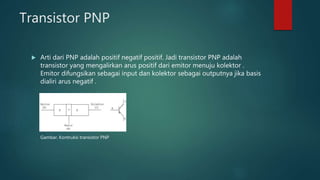 Transistor PNP | PPTX