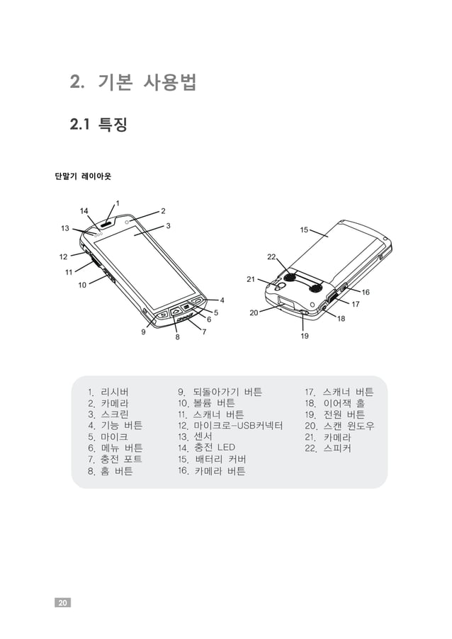 M3모바일PDA M3 SM10 2D 산업용PDA 바코드PDA 매뉴얼 | PDF
