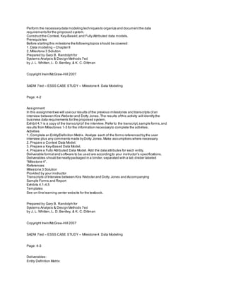 M3 term project oo process modeling | PDF