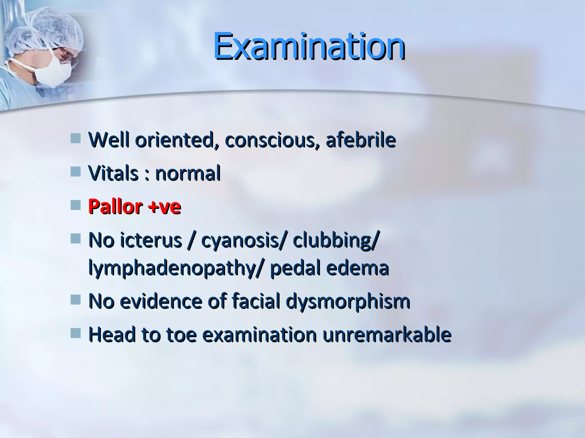 A Case of Thalassemia | PPT