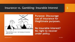 Insurance law 101 | PPTX