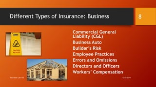 Insurance law 101 | PPTX