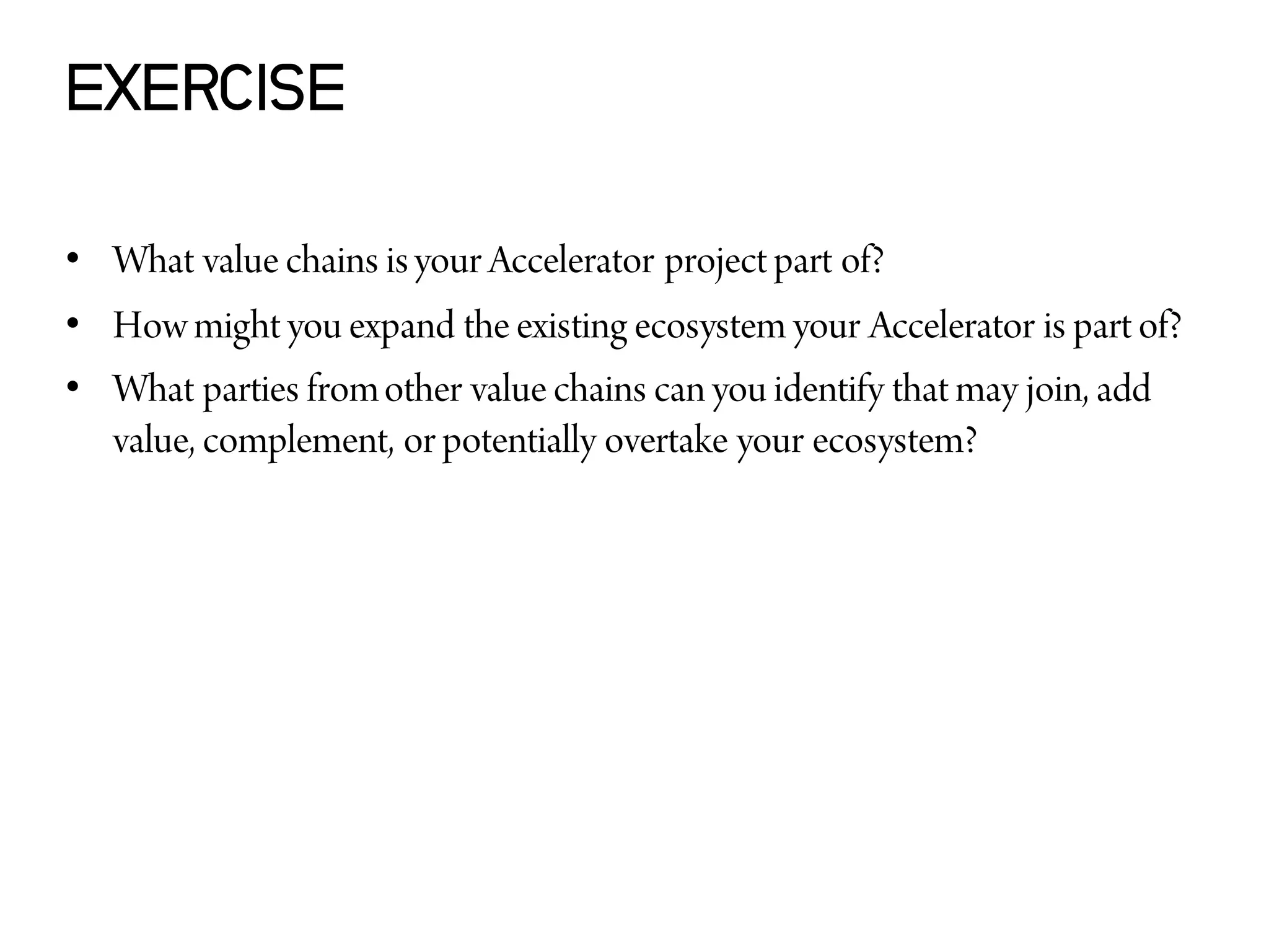 Value Chains and Ecosystems | PPT