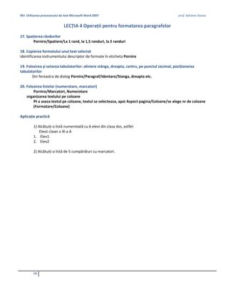 M3 word 2007 | PDF