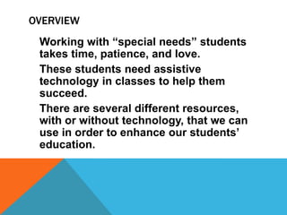 Assistive Technology Presentation | PPT