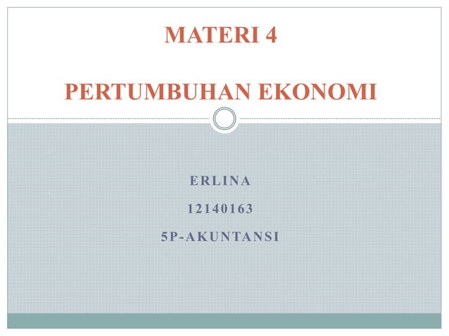 M4. pertumbuhan ekonomi | PPT