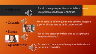 Clasificación de la voz | PPTX