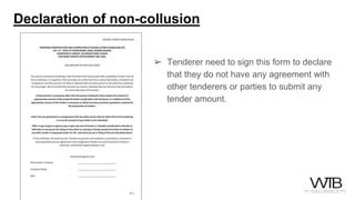 MEASUREMENT TENDER DOCUMENTATION | PPTX