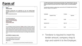 MEASUREMENT TENDER DOCUMENTATION | PPTX
