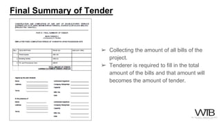 MEASUREMENT TENDER DOCUMENTATION | PPTX