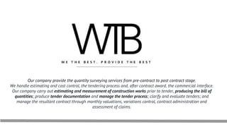 MEASUREMENT TENDER DOCUMENTATION | PPTX