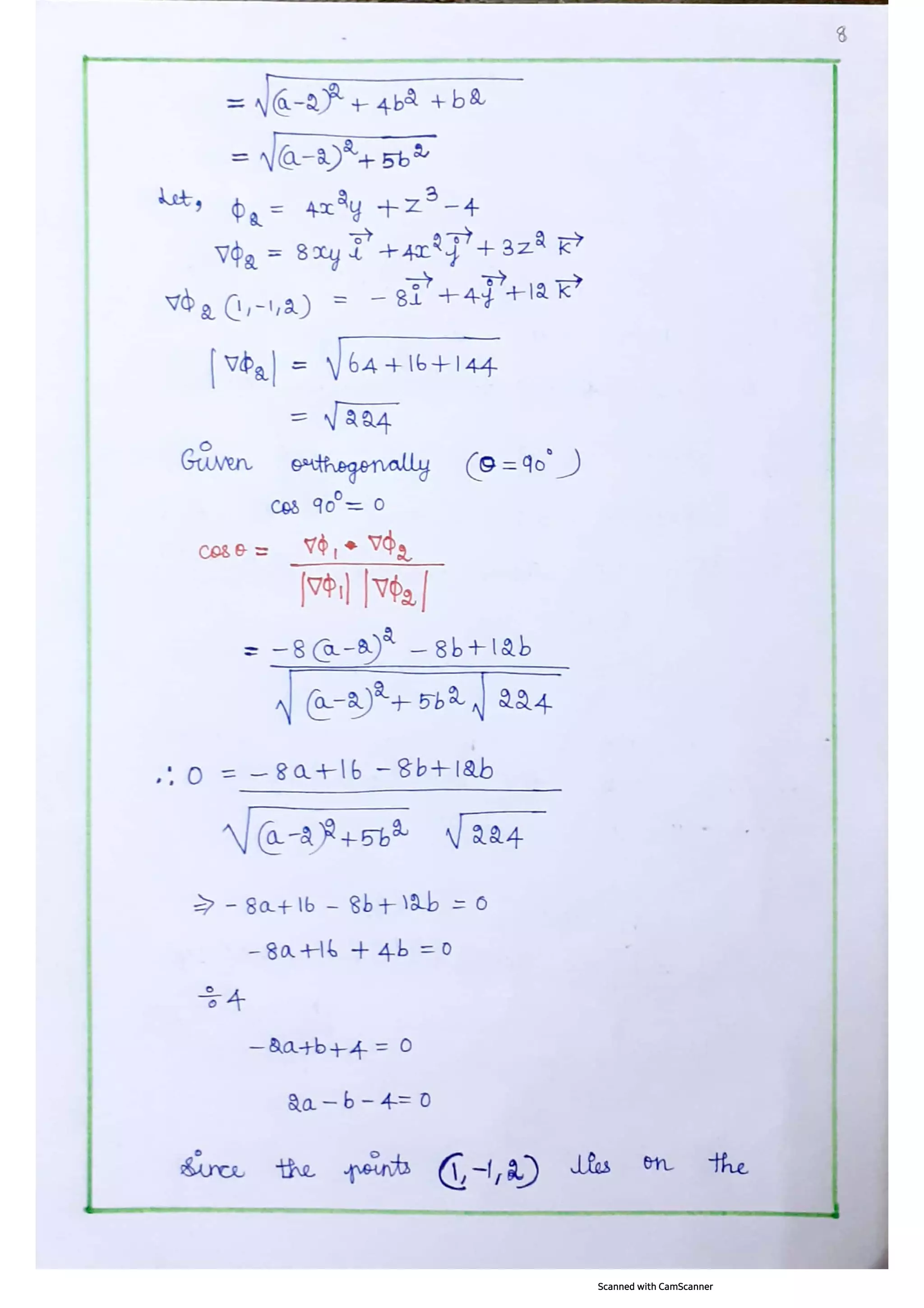 Vector calculus and Fourier Series | PDF