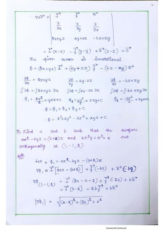 Vector calculus and Fourier Series | PDF