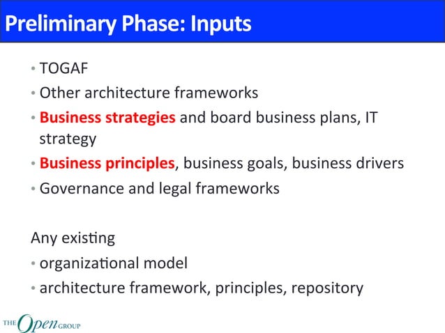 TOGA Classroom Series - M4 adm-phases-(preliminary-a) | PPT