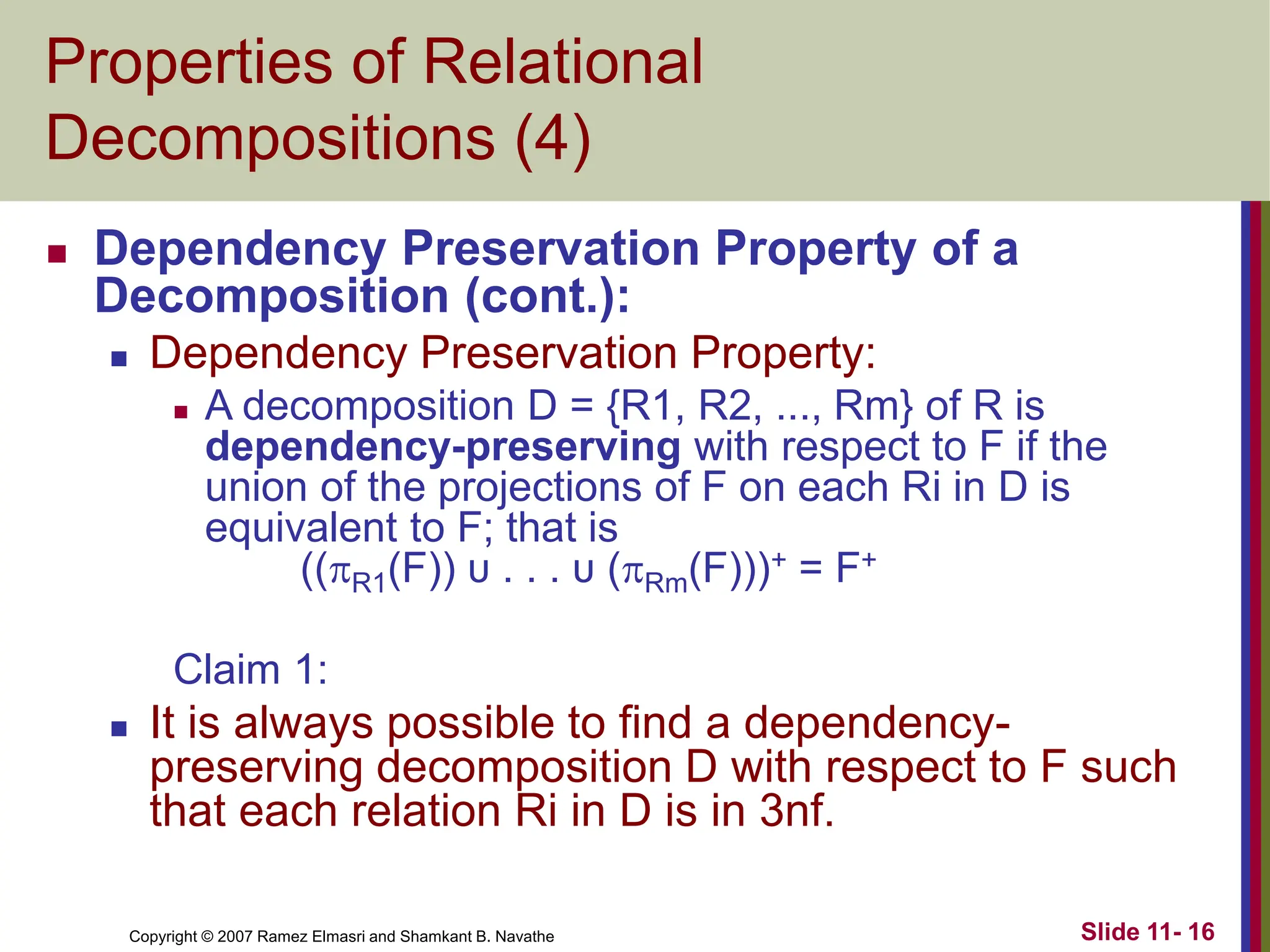 Module 4- Database Management System by Navathe | PPT