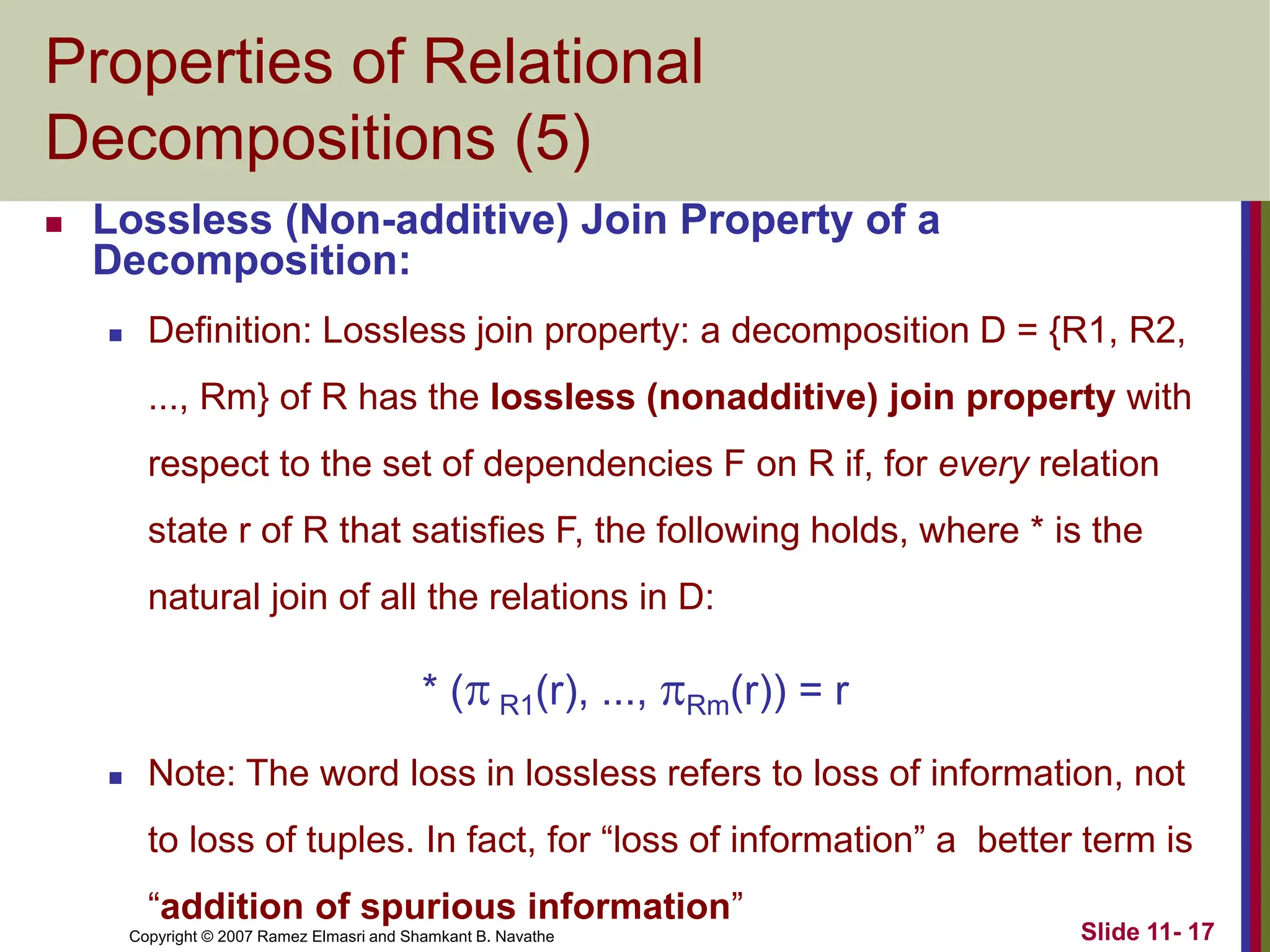 Module 4- Database Management System by Navathe | PPT