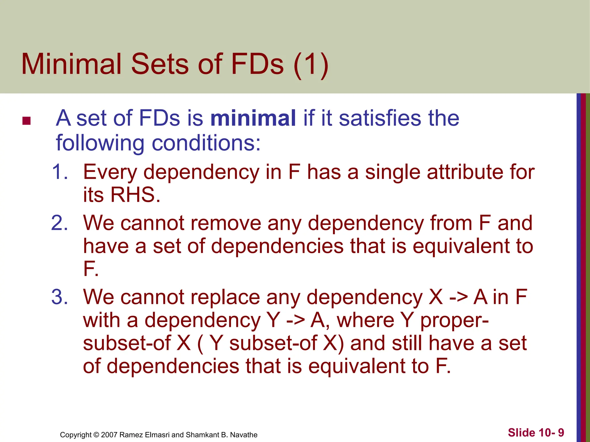 Module 4- Database Management System by Navathe | PPT