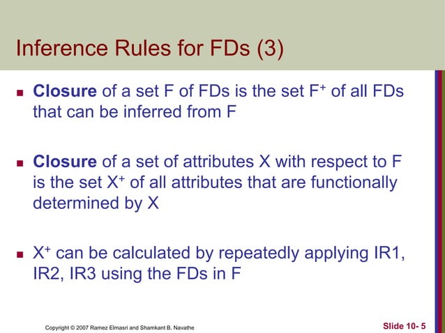 Module 4- Database Management System by Navathe | PPT | Databases | Computer Software and ...