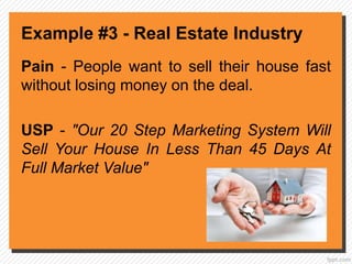 Unique selling proposition and value proposition | PPTX