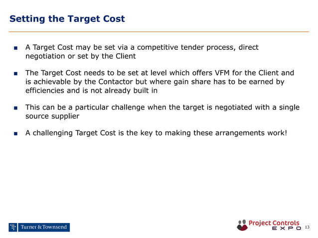 M4 - Making Target Cost Contracts Work, under NEC3 | PDF