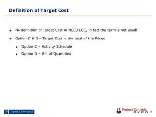 M4 - Making Target Cost Contracts Work, under NEC3 | PDF