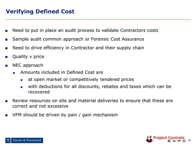 M4 - Making Target Cost Contracts Work, under NEC3 | PDF