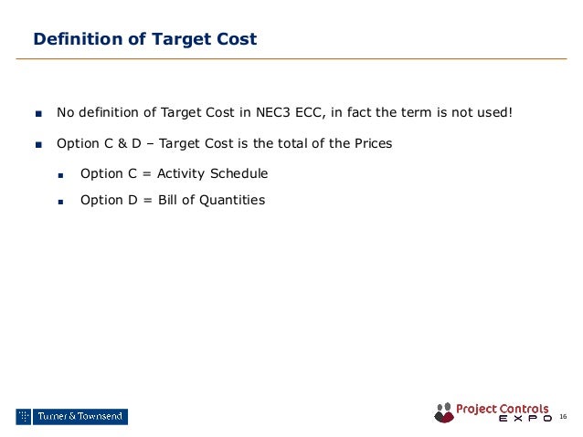 M4 - Making Target Cost Contracts Work, under NEC3