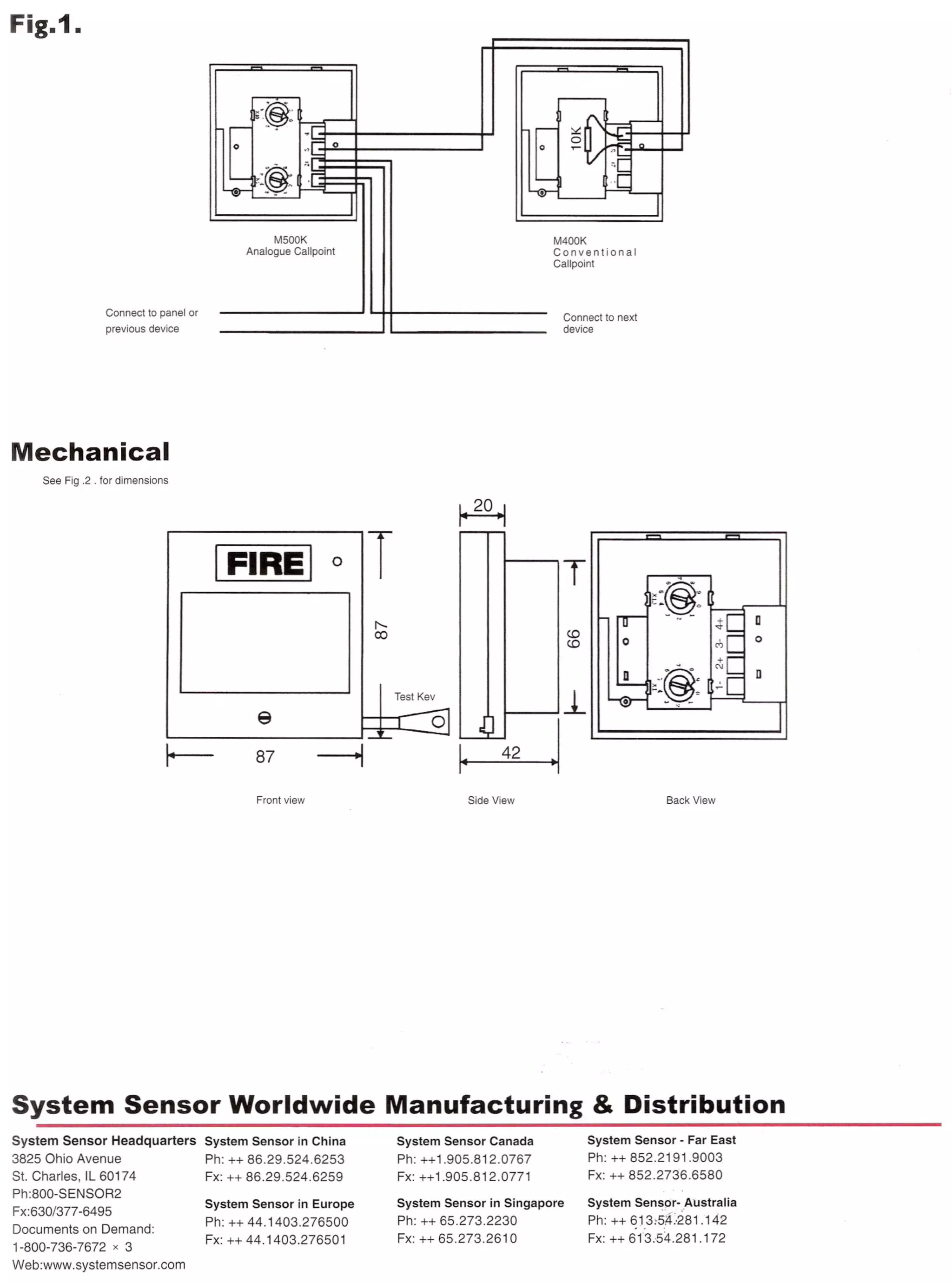 Manual Break Glass/ Manual Call Point | PDF