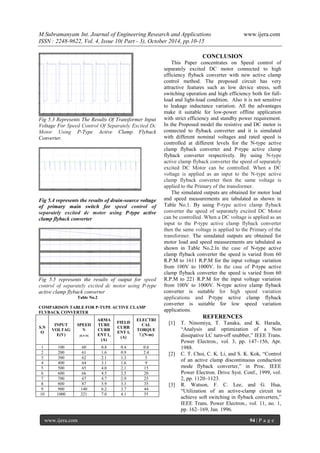 Speed Control Of Separately Excited Dc Motor Using A High Efficiency ...