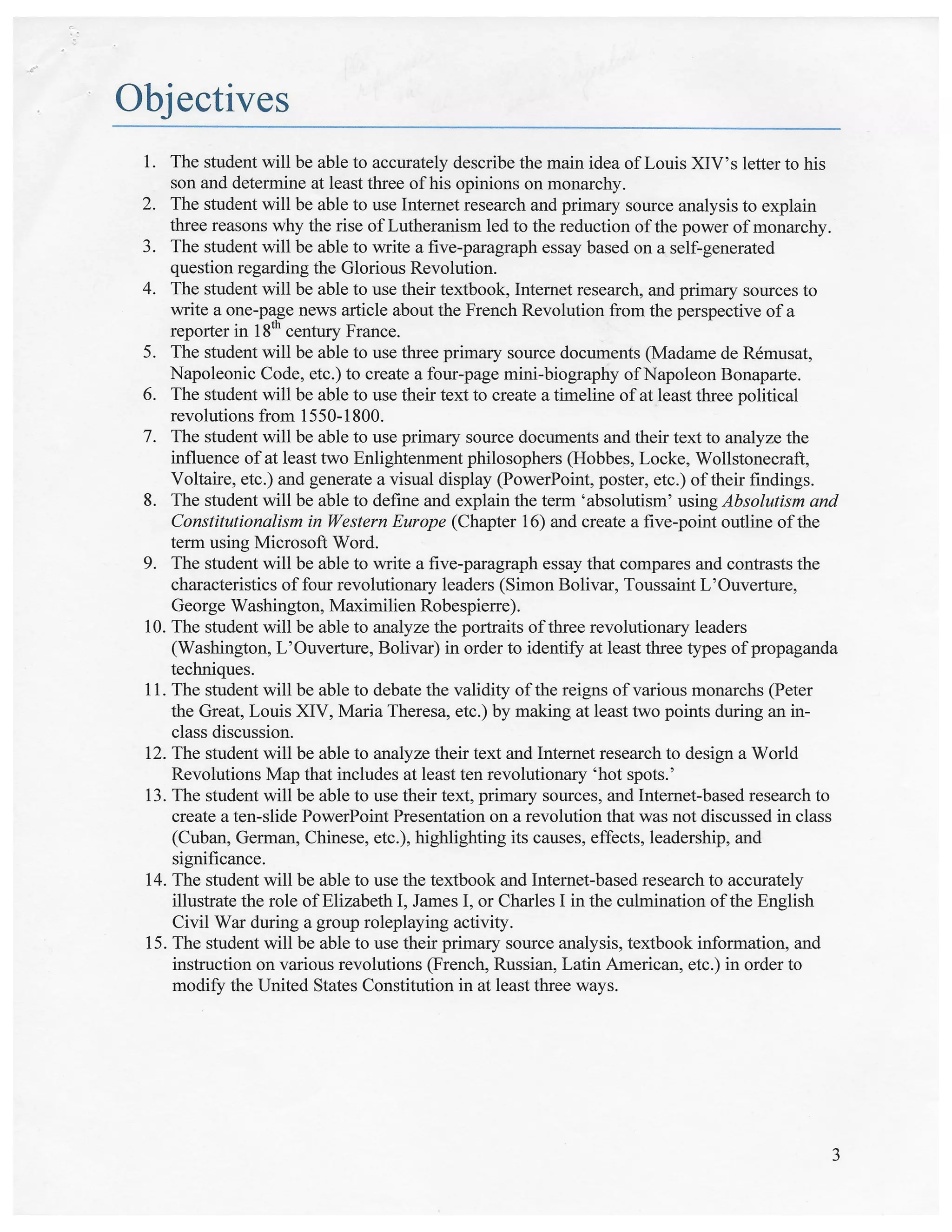 Modified Unit Plan | PDF