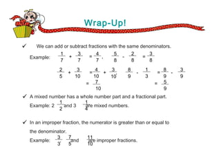 M4(3) r ppt -mixed number | PPT