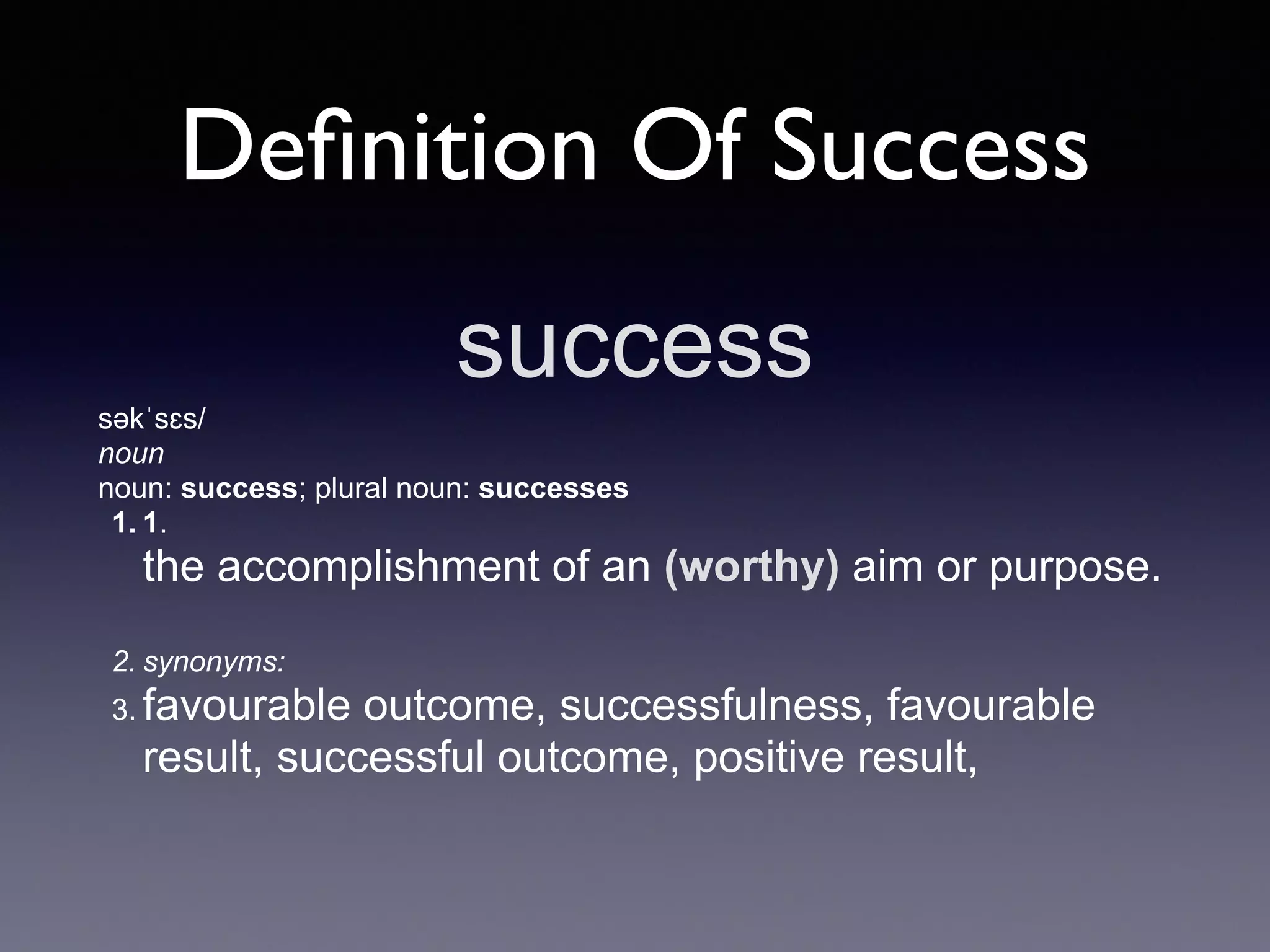 What is Success | PDF