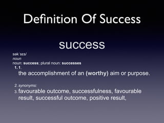 What is Success | PPT