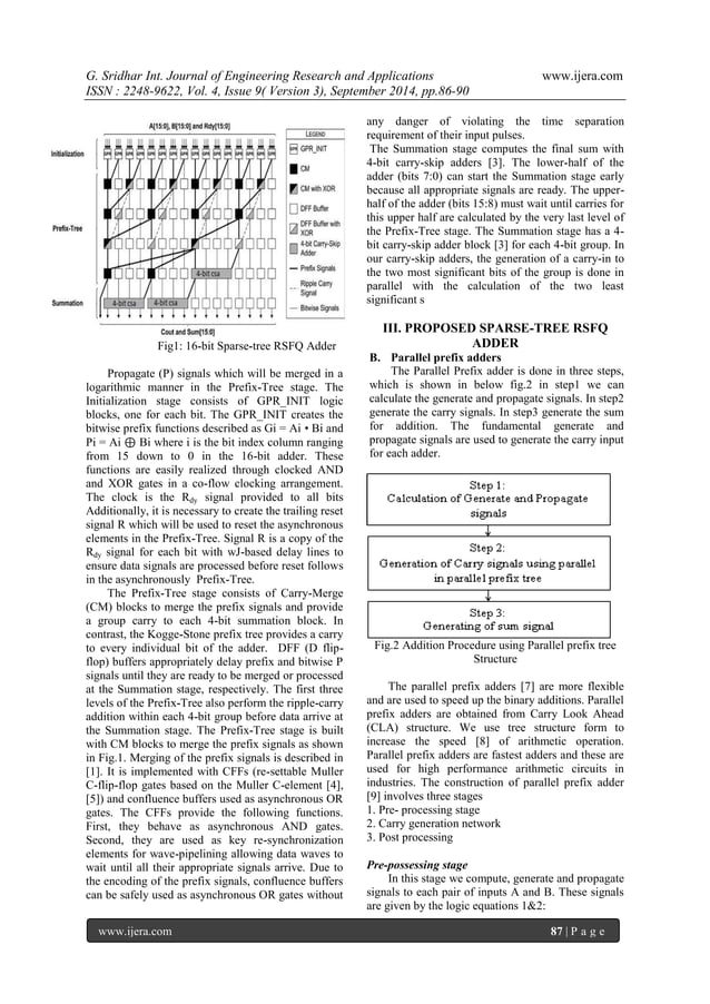 An Efficient High Speed Design of 16-Bit Sparse-Tree RSFQ Adder | PDF