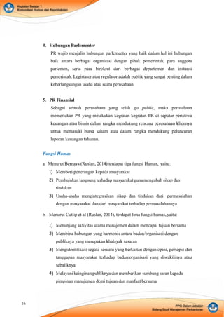 M4 kb1 komunikasi humas dan keprotokolan | PDF