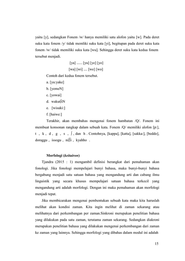 Materi M4KB2 - Linguistik Bahasa Jepang dan Cabang-Cabangnya | PDF